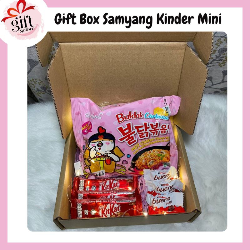 Gift Box Samyang Kitkat Mini Kinder Hadiah Girlfriend Hadiah Birthday ...
