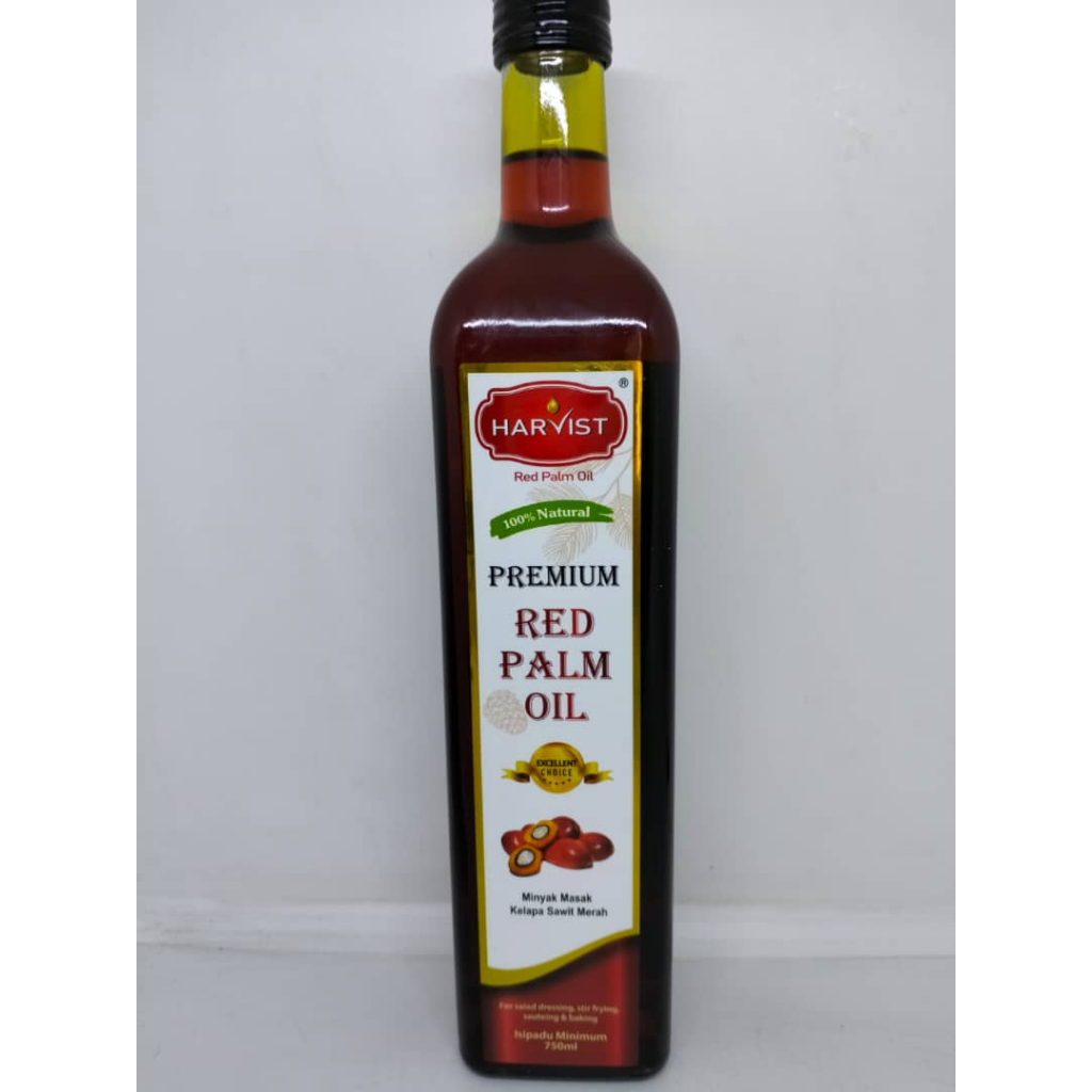 HARVIST- PREMIUM RED PALM OIL750ml | Shopee Malaysia