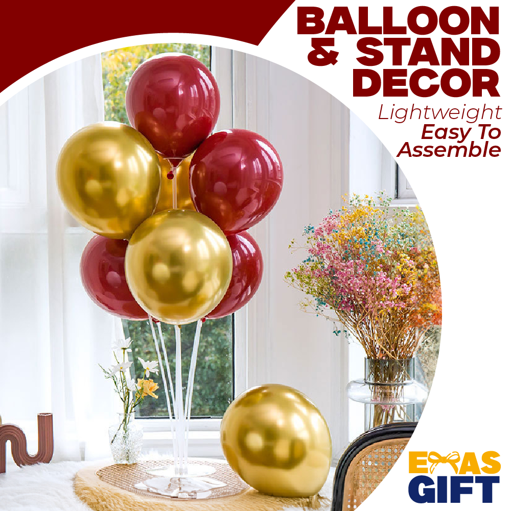 Party Balloon Stand With Holder Belun Berdiri With Balloon Set Weding ...