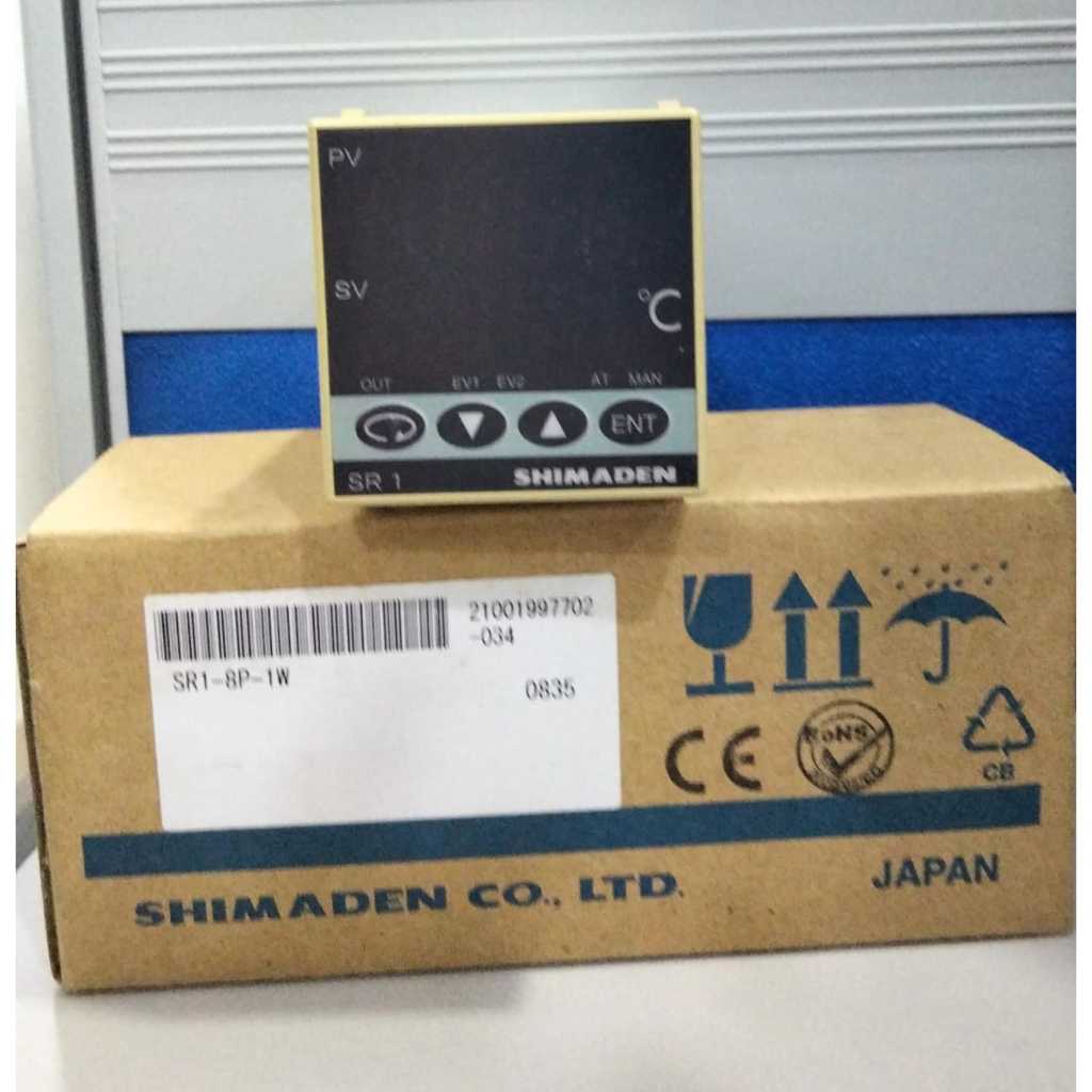 SHIMADEN TEMPERATURE CONTROLLER SR1-8P-1W SSR DRIVE VOLTAGE 12VDC (48 X 48)MM | Shopee Malaysia