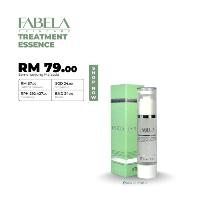 Treatment Essence FABELA FRC Skincare Essence | Shopee Malaysia