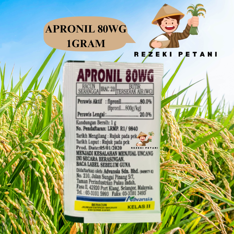 [ORIGINAL] 1g APRONIL 80WG ADVANSIA / Anai-anai / Fipronil/ Regent ...