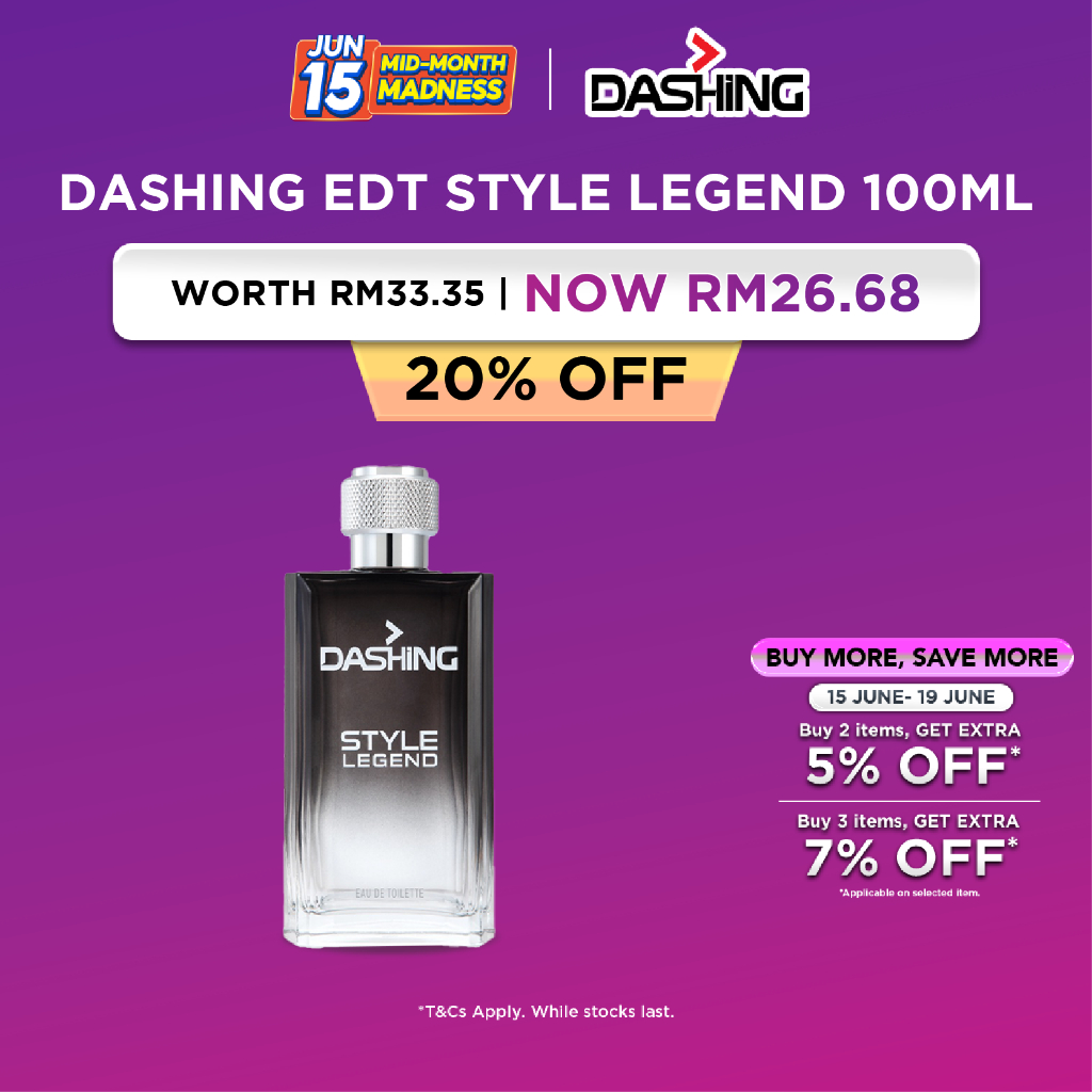 Dashing Eau De Toilette EDT - Style Legend (100ml) | Shopee Malaysia