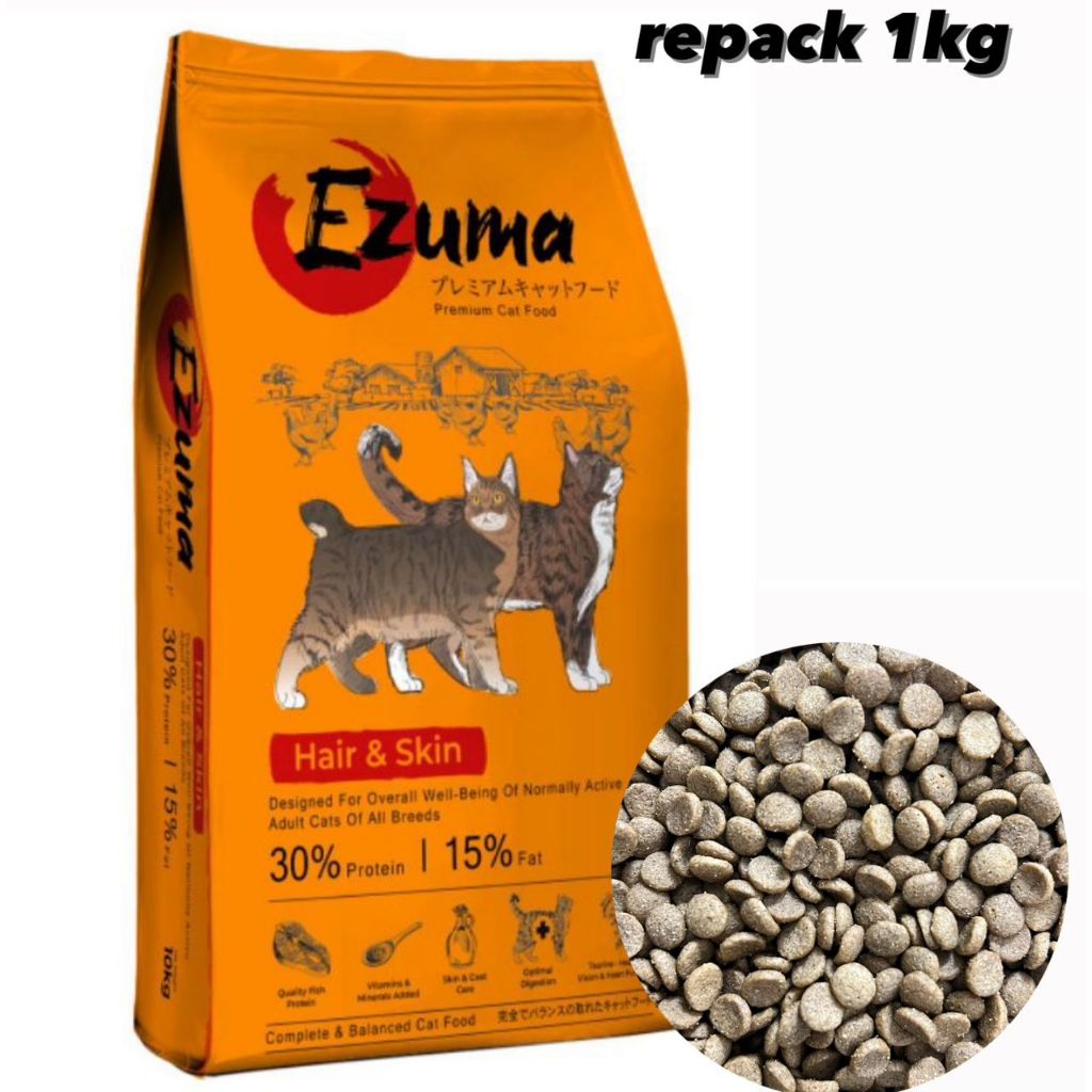 Ezuma Hair&Skin Premium Cat Food Repack 1kg | Shopee Malaysia