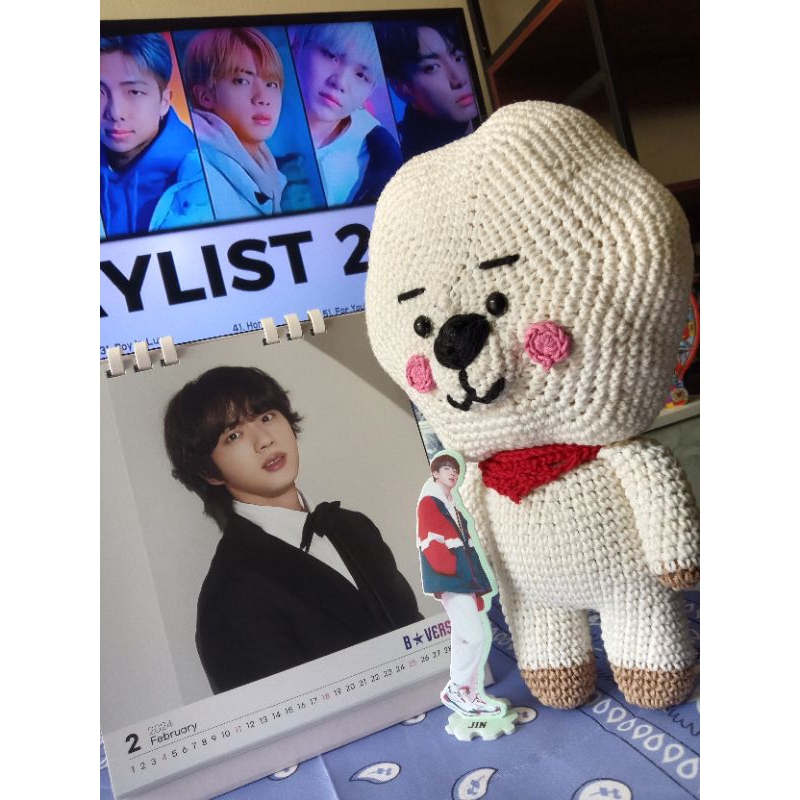 Handmade Crochet BT21 inspired character stuffie from BTS | Shopee Malaysia