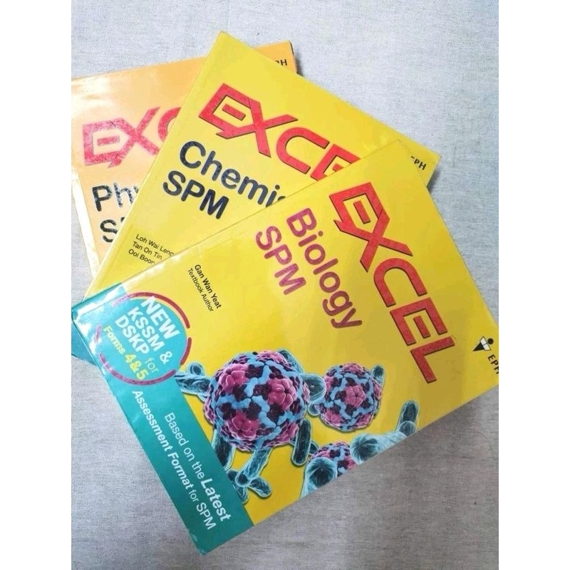 EPH Excel SPM Form 4 & Form 5(Biology/ Chemistry/ Physics)(Preloved) | Shopee Malaysia