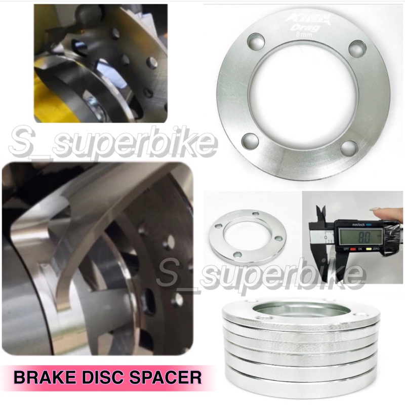 BRAKE DISC BRACKET SPACER 4-HOLE YAMAHA LC135 Y15ZR Y16ZR Y125 125 ...