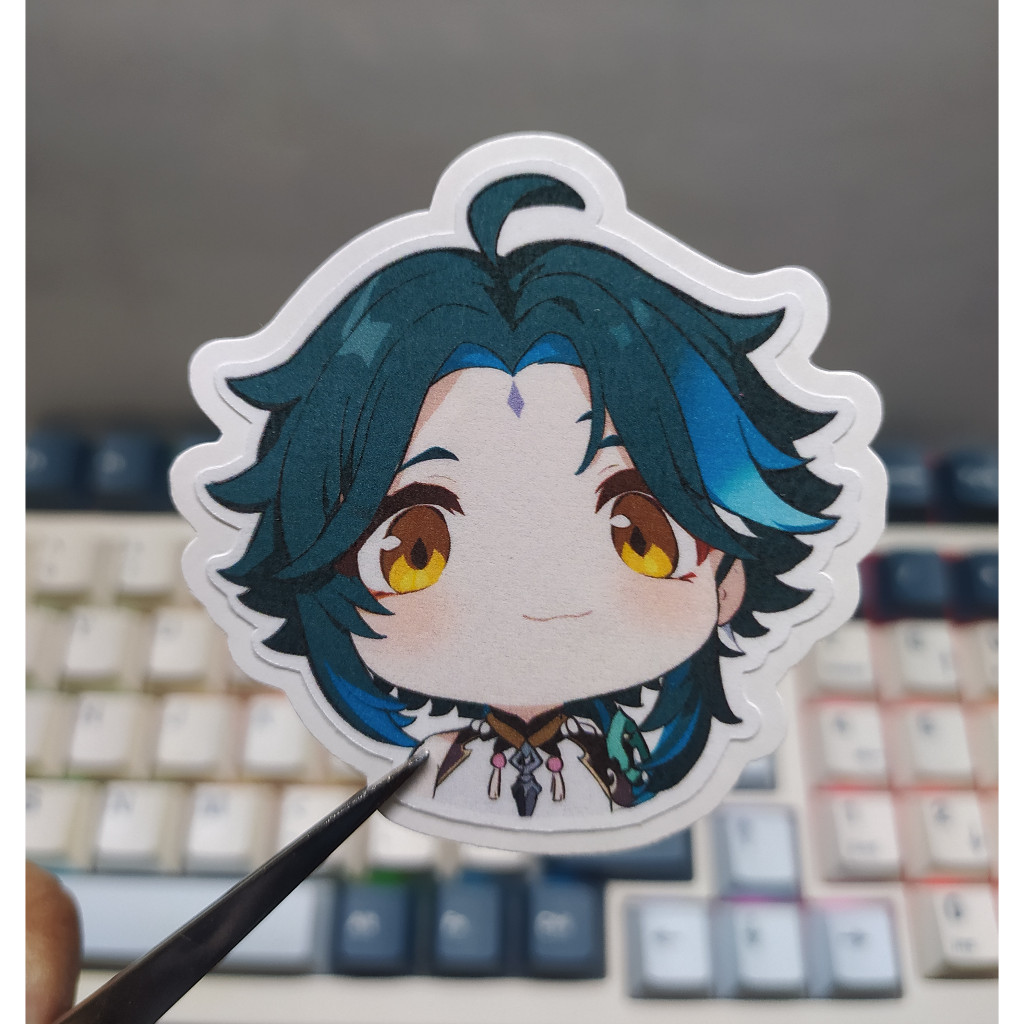 Xiao - Genshin Impact Meme Stickers | Wide Face Series ( Laminated ...