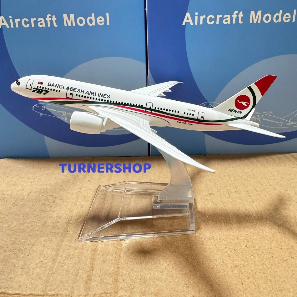 Biman Bangladesh Airlines Boeing 737-83N/ B787 Aircraft Model 16cm Die ...