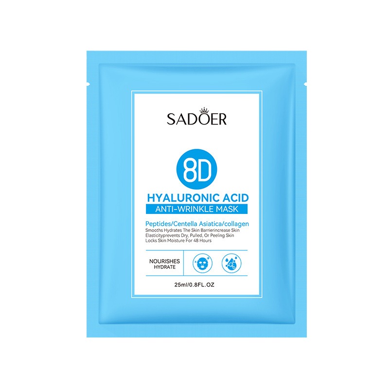 BORONG Sadoer 8D Hyaluronic Acid Anti Wrinkle Mask Hydrating Peptide Collage Centella Asiatica ...