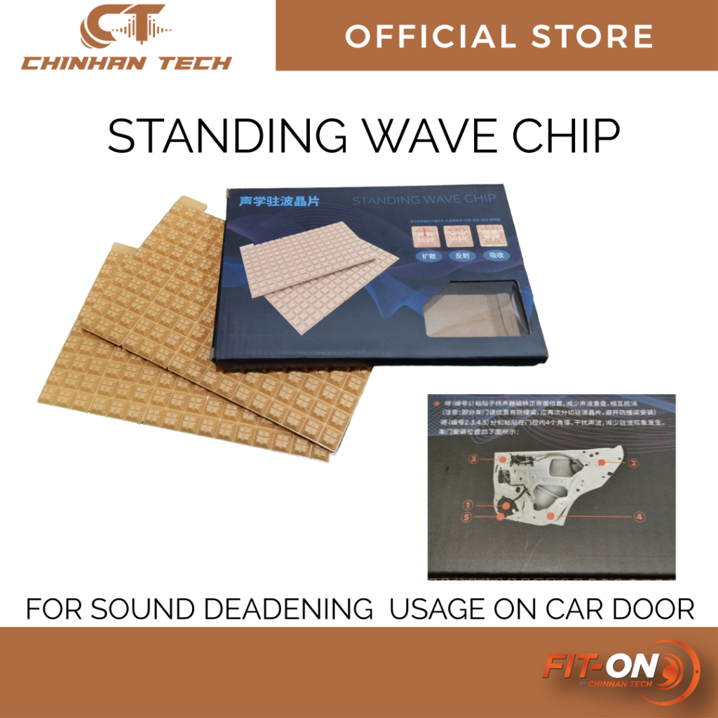 Standing Wave Chip for Car Speaker Door Sound Deadening Better Sound ...