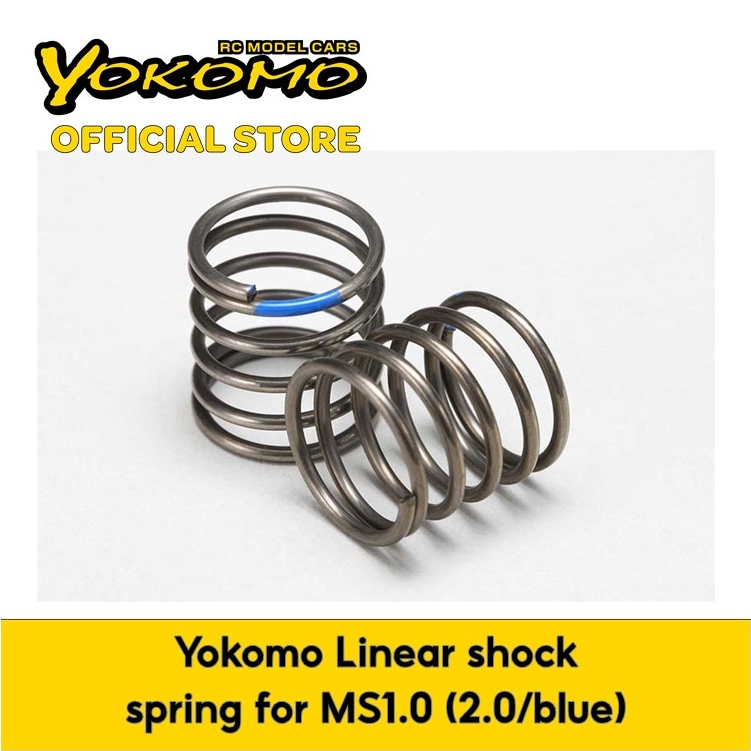 Yokomo Linear shock spring for MS1.0 (2.0/blue) for remote control car ...