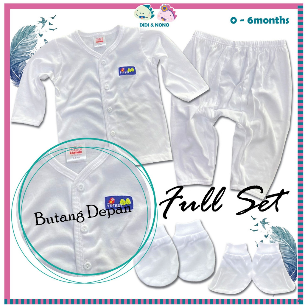 Newborn baby wear ,baby cloth putih baju set bayi,baju baby baru lahir ...