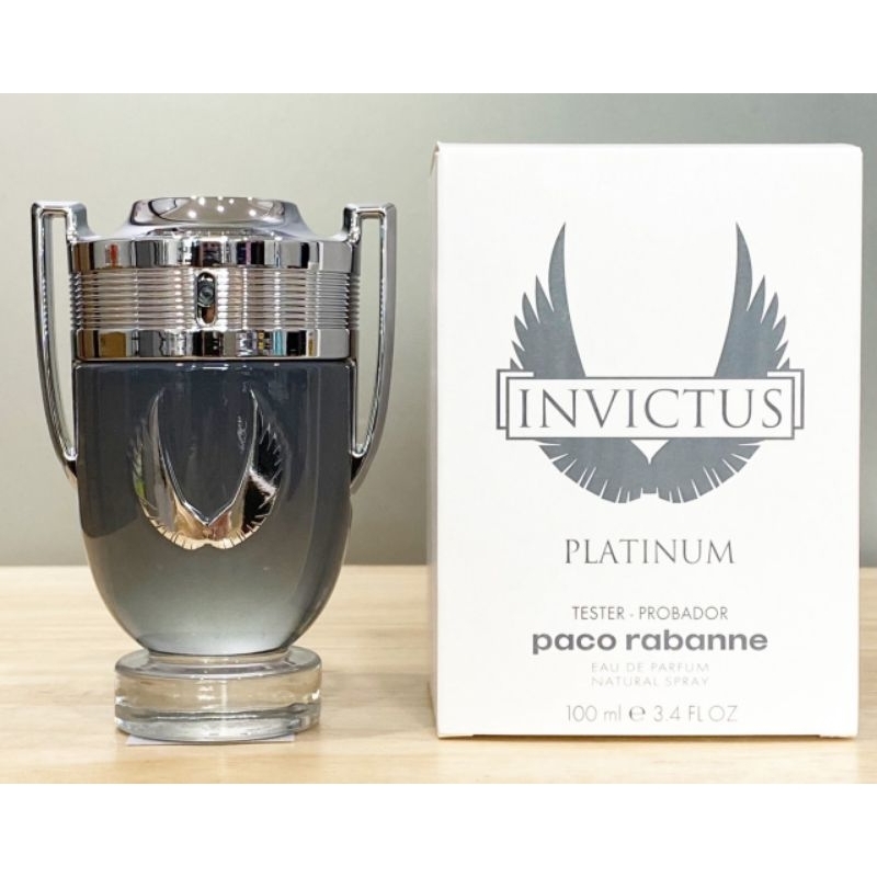 ORIGINAL Paco Rabanne Invictus Platinum EDP 100ML TESTER Perfume ...