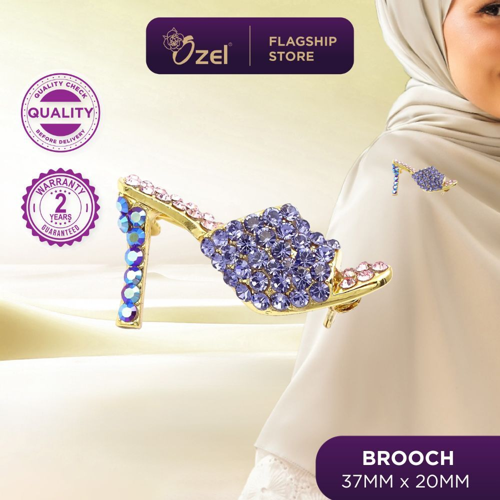 Ozel Brooch High Heels B098 | Kerongsang & Pin Tudung, Hijab, Baju ...