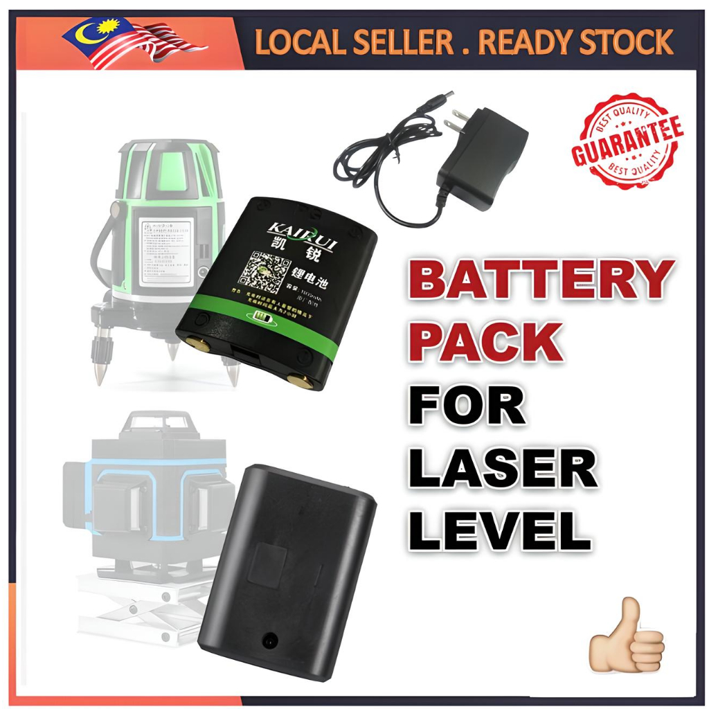 Battery Pack Internal External for Laser Level Instrument Lithium ...