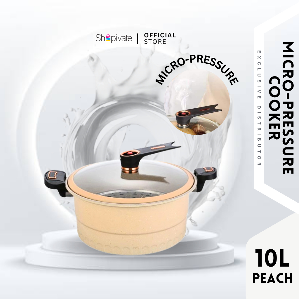 Multifunctional Non-stick Micro Pressure Cooker Cooking Pot 10L ...