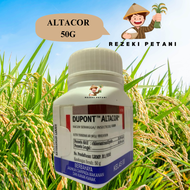 [ORIGINAL] 50G ALTACOR FMC Dupont RACUN SERANGGA UNTUK TANAMAN CILI ...