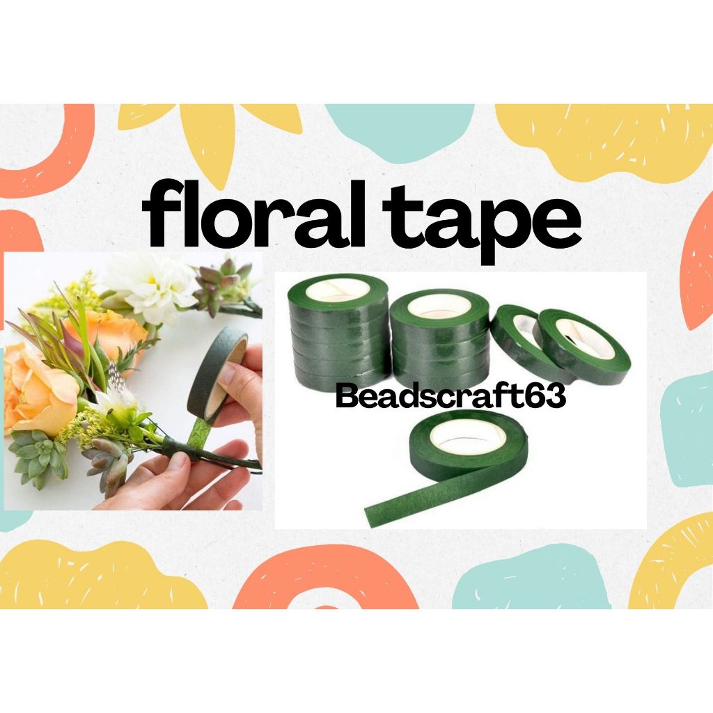 Floral Tape/Floral Stem Tape/Pembalut Lidi/Pelilit Bunga | Shopee Malaysia