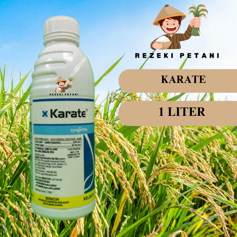 1L KARATE SYNGENTA Racun Serangga/ Kupu Putih Lambda-cyhalothrin 2.8% pyrethroid/Ulat Pengorek ...