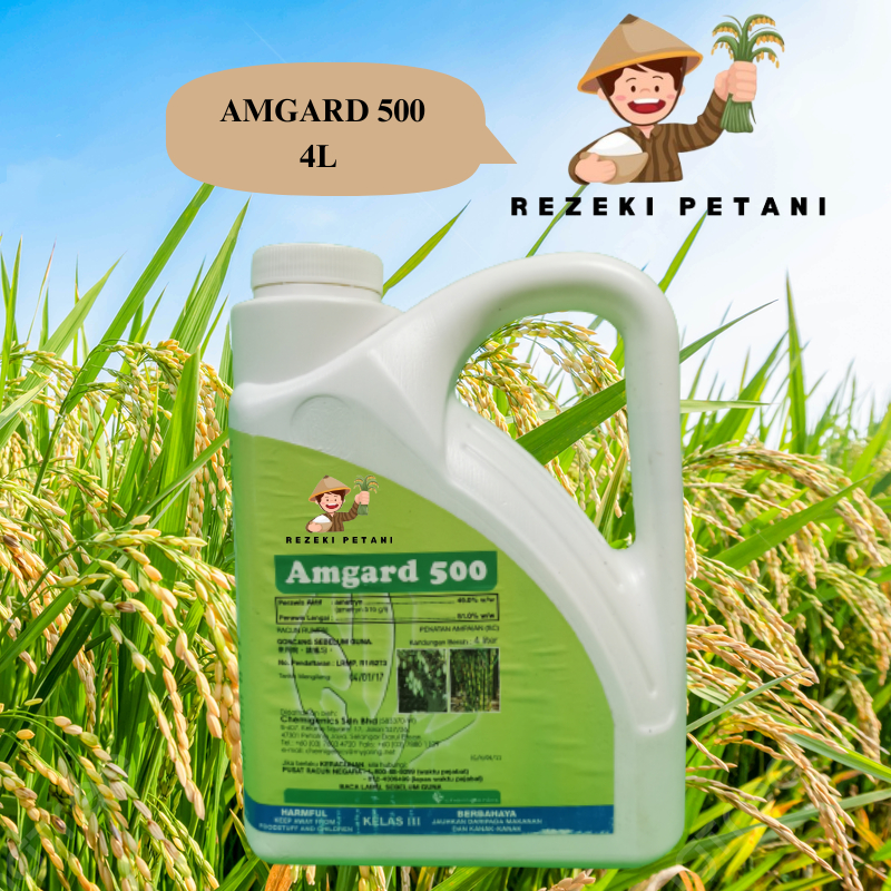 [ORIGINAL] 4L AMGARD 500 Ametryn Racun Rumpai Pait Sambau Kerbau ...