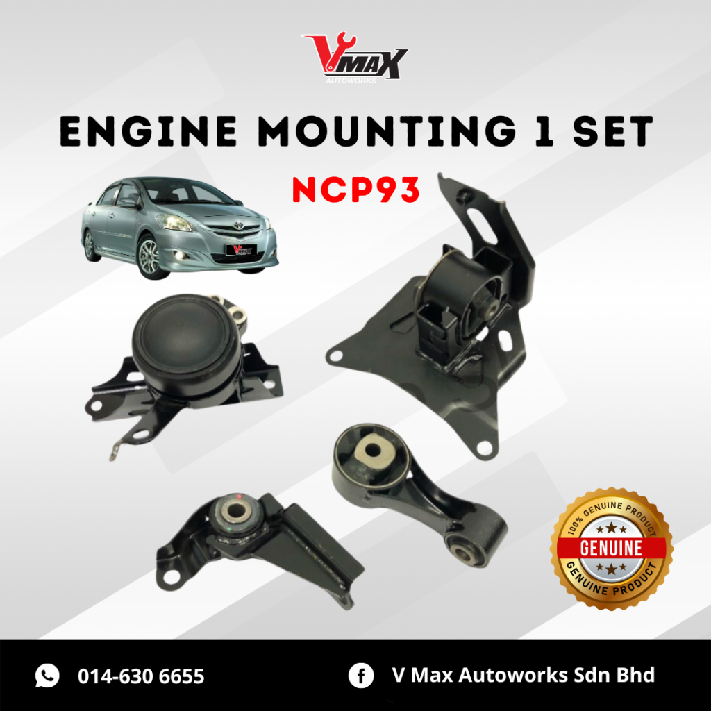 Toyota Vios Ncp93 Engine Mounting (1 Set) | Shopee Malaysia