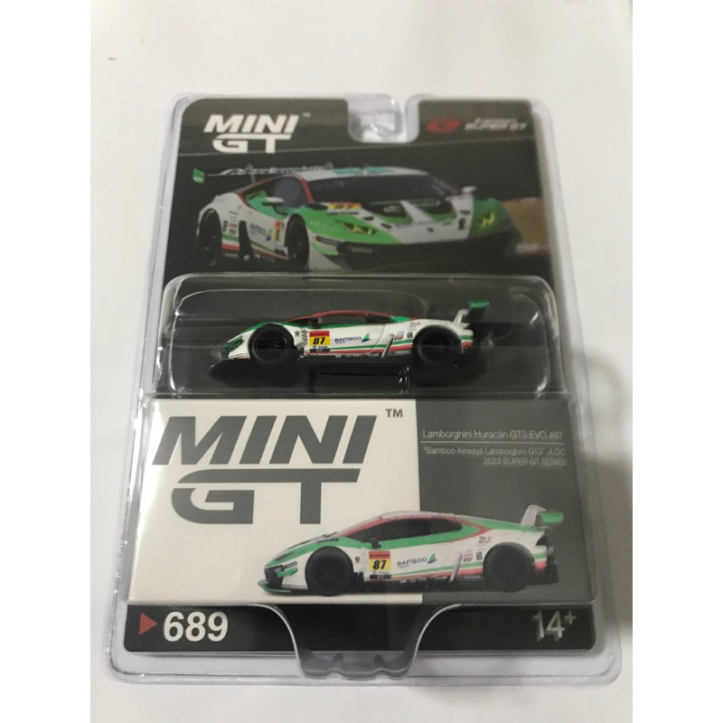 #689 [Blister] MINI GT X JAPAN EXCLUSIVE LAMBORGHINI HURACAN GT3 EVO2 ...