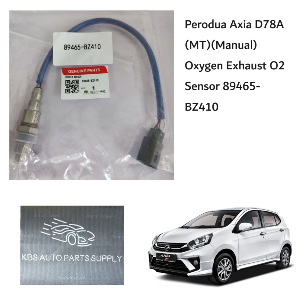 Perodua Axia D78A (MT)（Manual)Oxygen Exhaust O2 Sensor 89465-BZ410 ...