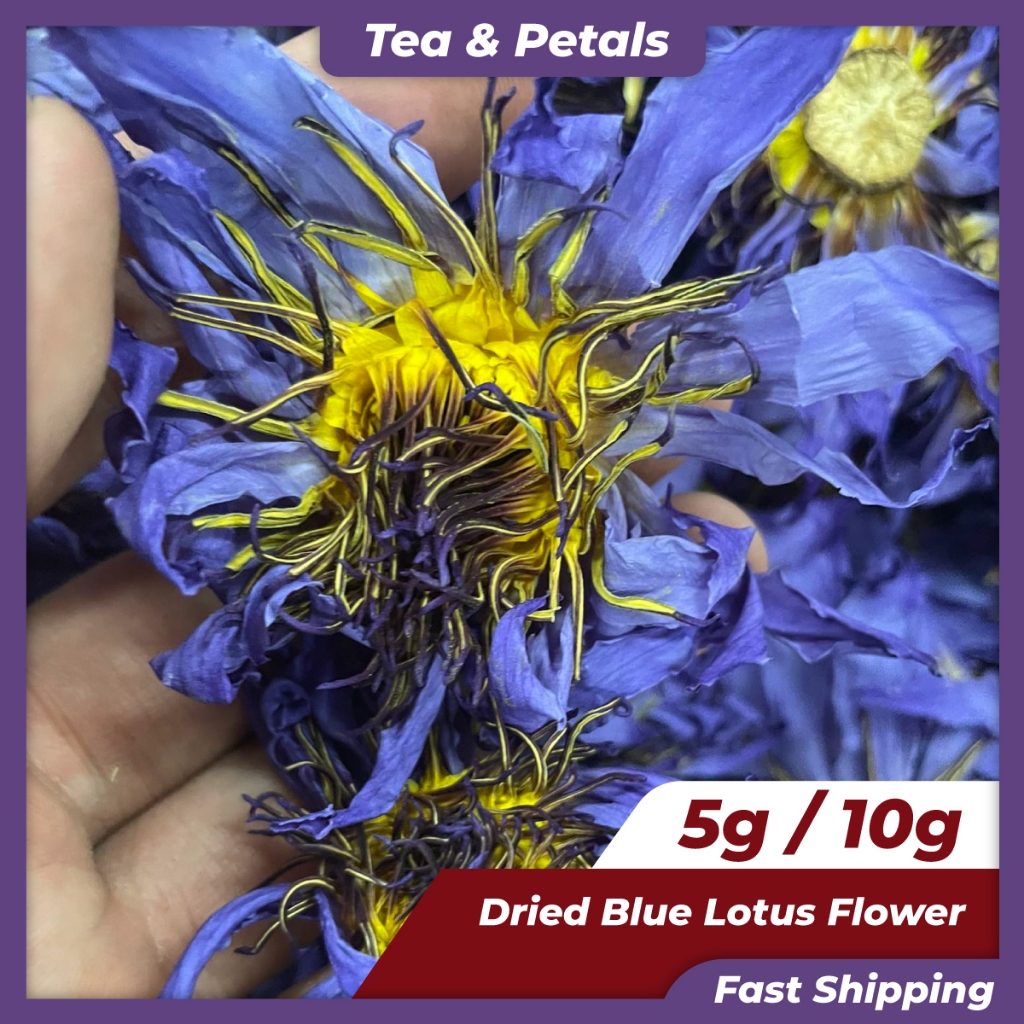 T&P 5g / 10g High Quality Dried Blue Lotus Flower Tea Helps Natural ...