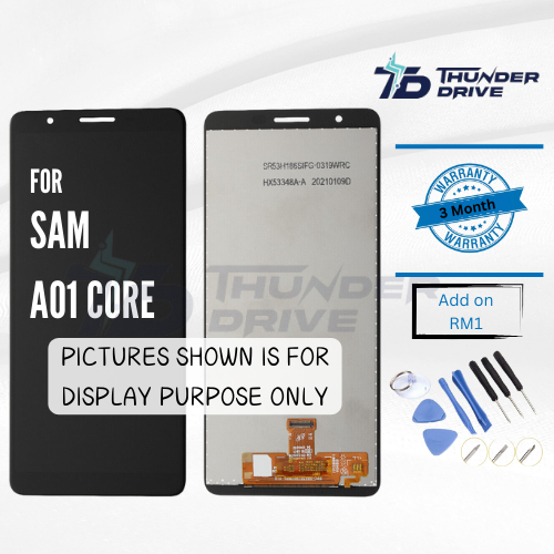 Thunder Drive Compatible For SAM A01 CORE LCD Touch Screen | Shopee ...