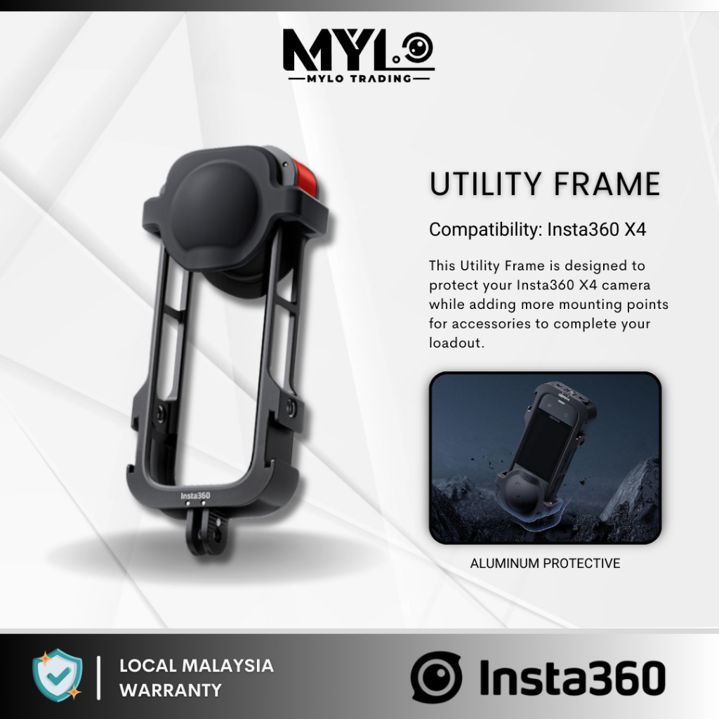 (READY STOCK) - Insta360 X4 Utility Frame | Shopee Malaysia