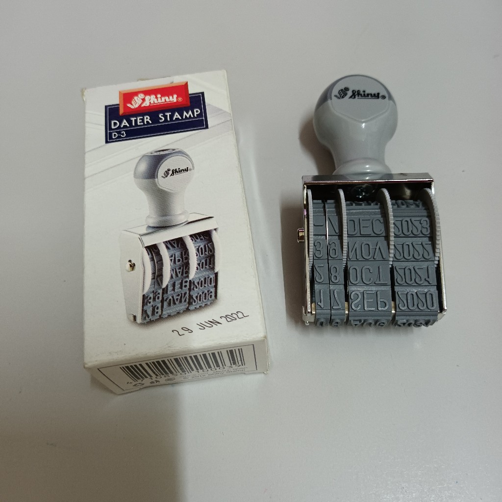 Shiny D3 Date Stamp (5mm) / Date Chop / Cop Tarikh / Shiny Dater Stamp ...