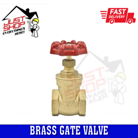 1/2'' 3/4'' Heavy Duty Brass Gate Valve | Shopee Malaysia