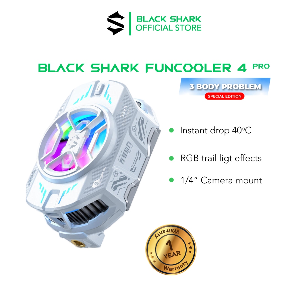 Black Shark Fun Cooler 4 Pro | 7 Blade High RPM Ultra Fast Cooling ...
