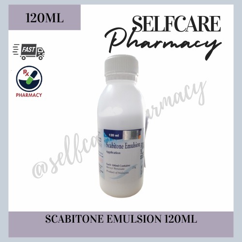 SCABITONE EMULSION 120ML (BENZYL BENZOATE 25G) | Shopee Malaysia