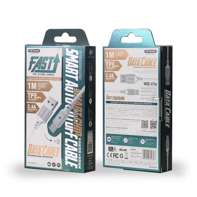 WK DESIGN WDC-073a Smart Series Auto Disconnect Data Charging Auto Cut ...