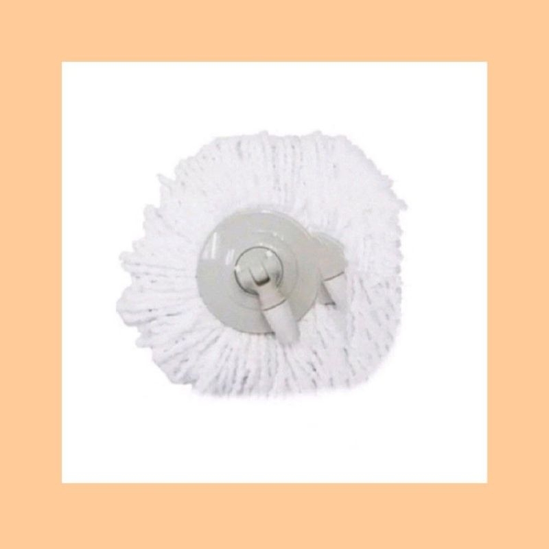 [Ready Stock] TECH99 Microfiber Cloth Spin Mop Head Cloth Refill Kain ...