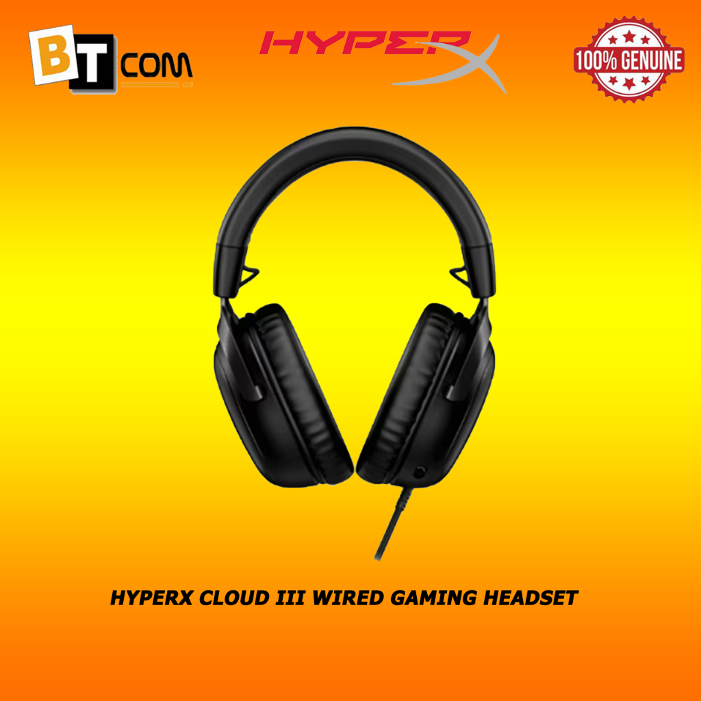 HyperX Cloud III Wired Gaming Headset HYP‐727A8AA, HYP‐727A9AA | Shopee Malaysia