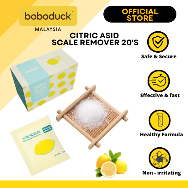* Ready Stock * boboduck SnowBear Citric Acid Scale Remover 20's ...
