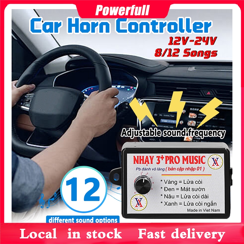 Car Horn 3+ pro music Controller Electric Horn Speaker Sound Control ...