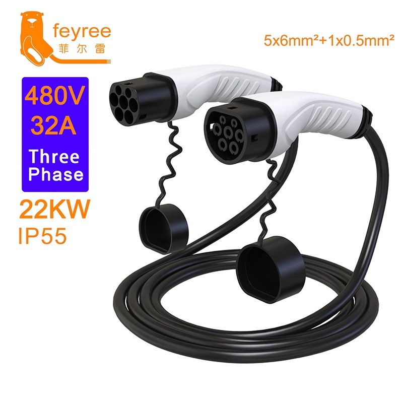 EV Charging Cable Type 2 32A 1-Phase 7kW 3-Phase 22kW | Shopee Malaysia