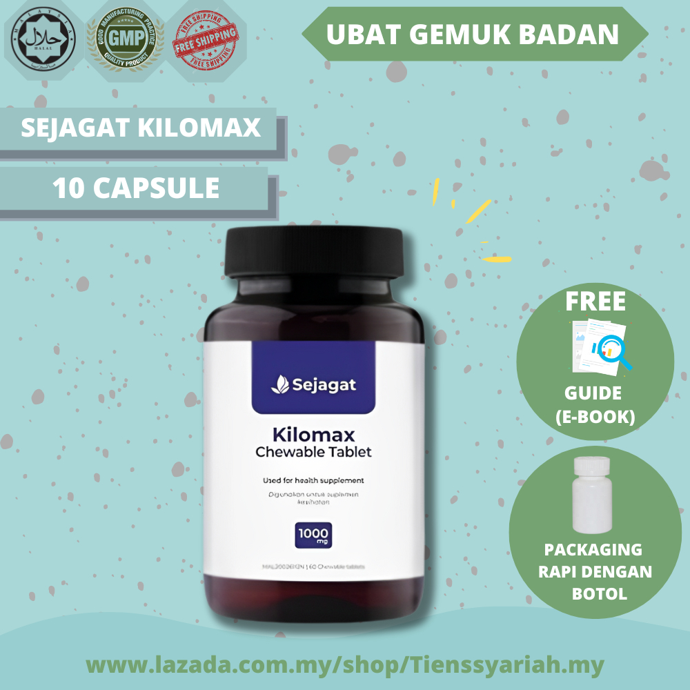 UBAT GEMUK VITAMIN KILOMAX SEJAGAT TAMBAH BERAT BADAN Supplemen Selera ...