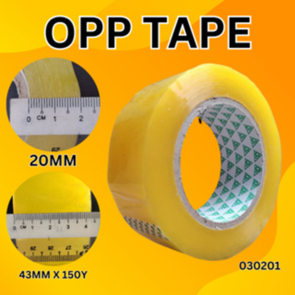 Transparent Yellow Adhesive Packing Tape | Shopee Malaysia