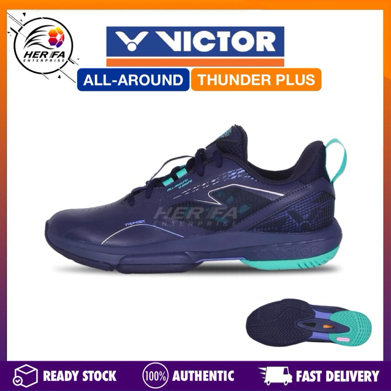 VICTOR Thunder Plus Unisex Badminton Shoes Wide Fit All Around Series ...