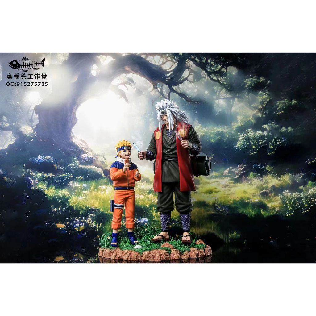 [GKRESIN] Fish Bone Studio - Naruto - Jiraiya & Naruto | Shopee Malaysia