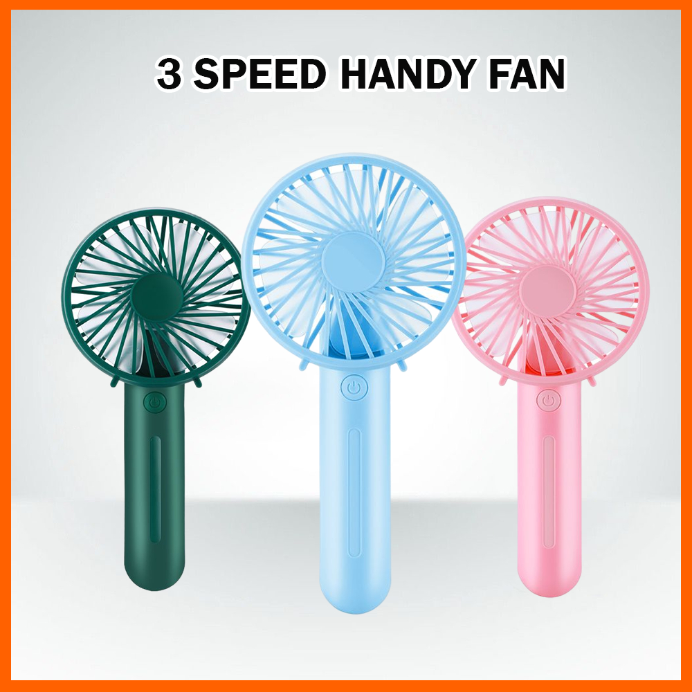 USB Portable Mini Fan 3 Speed Handy Mini Fan Handheld Small Fan ...