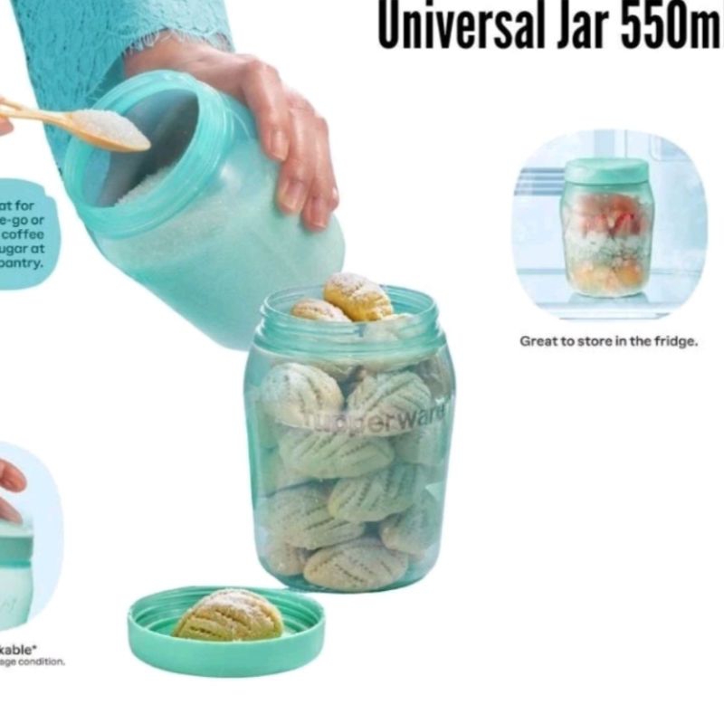 Tupperware Universal Jar (2pcs) 550ml with Baby Spoon | Shopee Malaysia