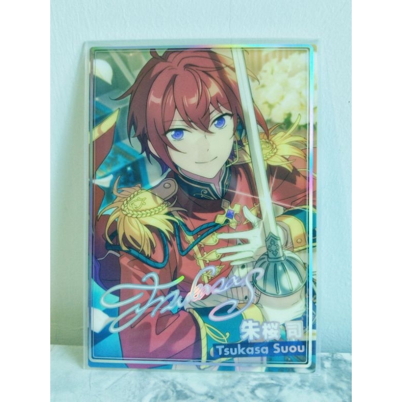 Enstars Tsukasa Suou Rainbow Blooming Portrait Illustration Card ...