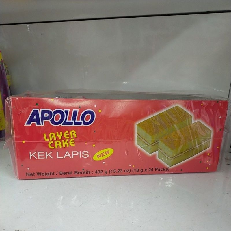 Apollo Kek Lapis 432g ( 18g x 24 pek) | Shopee Malaysia