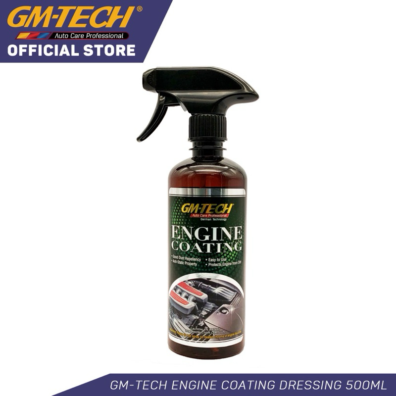 GM-TECH Engine Coating Spray 500ml - Anti Static & Dust Engine Bay ...